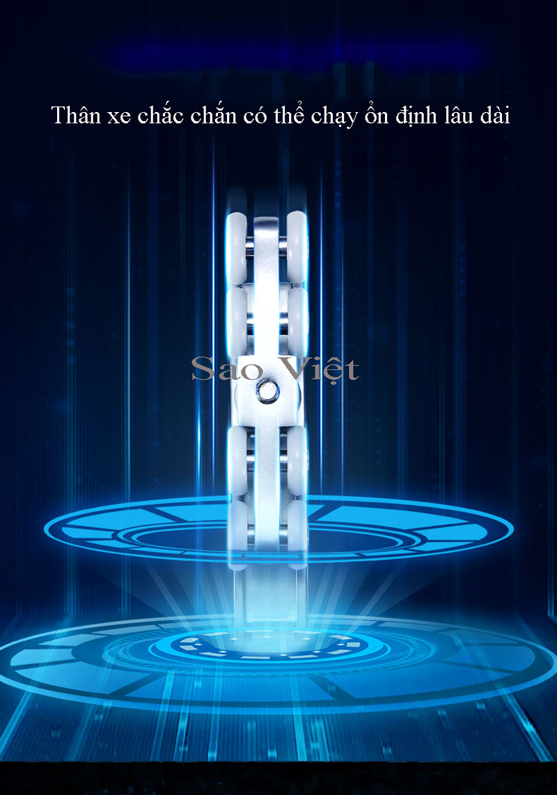 BÁNH XE TREO CỬA RÒNG RỌC 8 BÁNH HY119